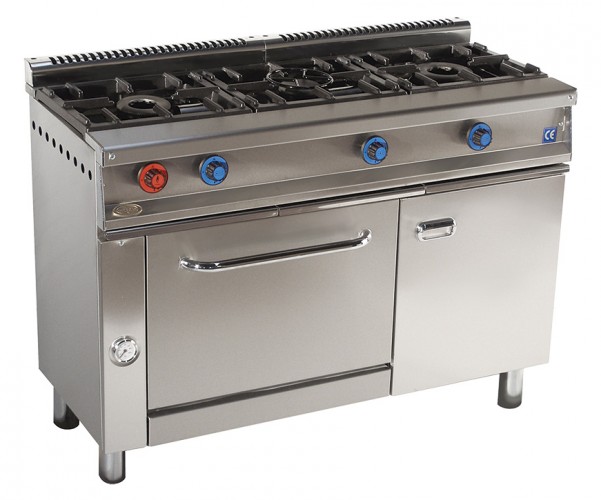 Cocina 3 Fuegos A Gas Con Horno Serie 550 - INOXFRIO